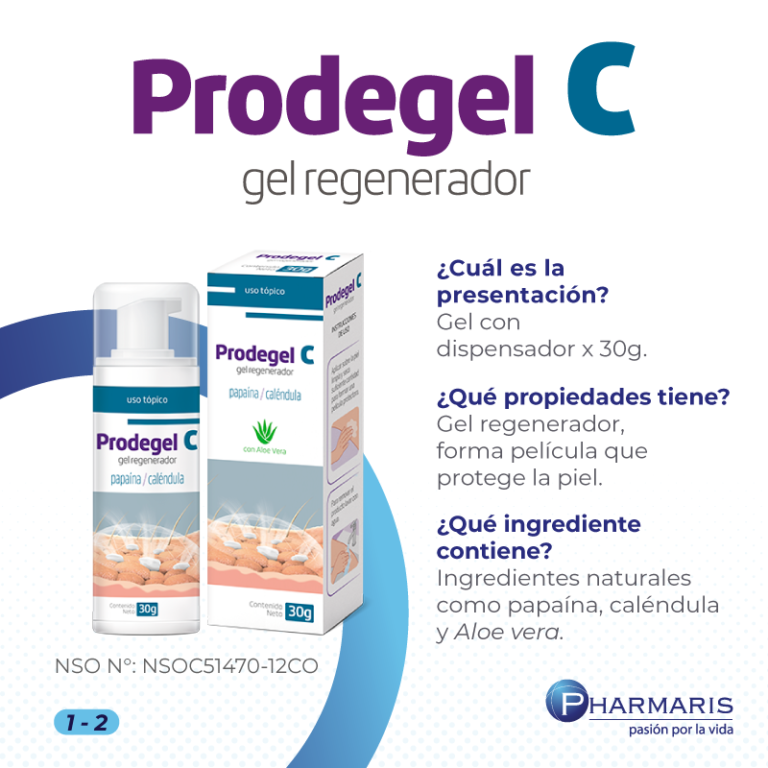 PRODEGEL C – Gel regenerador (Frasco x 30 gramos) – Farmacia Kamary Perú